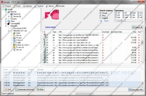 Fingerprinting với công cụ FOCA | Security and Hacking"Hack to learn ...